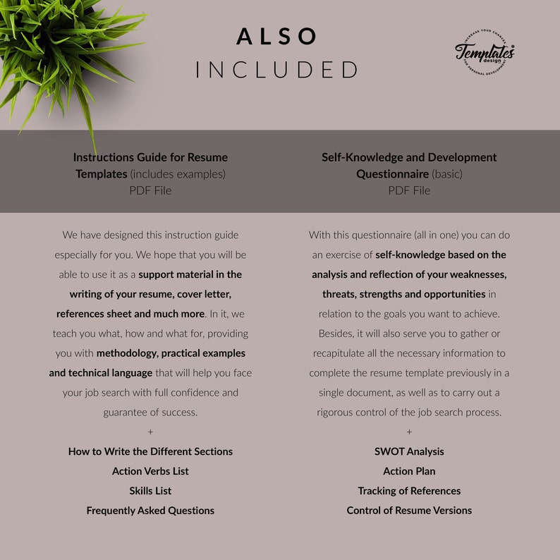 Zoologist Resume Template for Word & Pages / Animal Care CV for ...