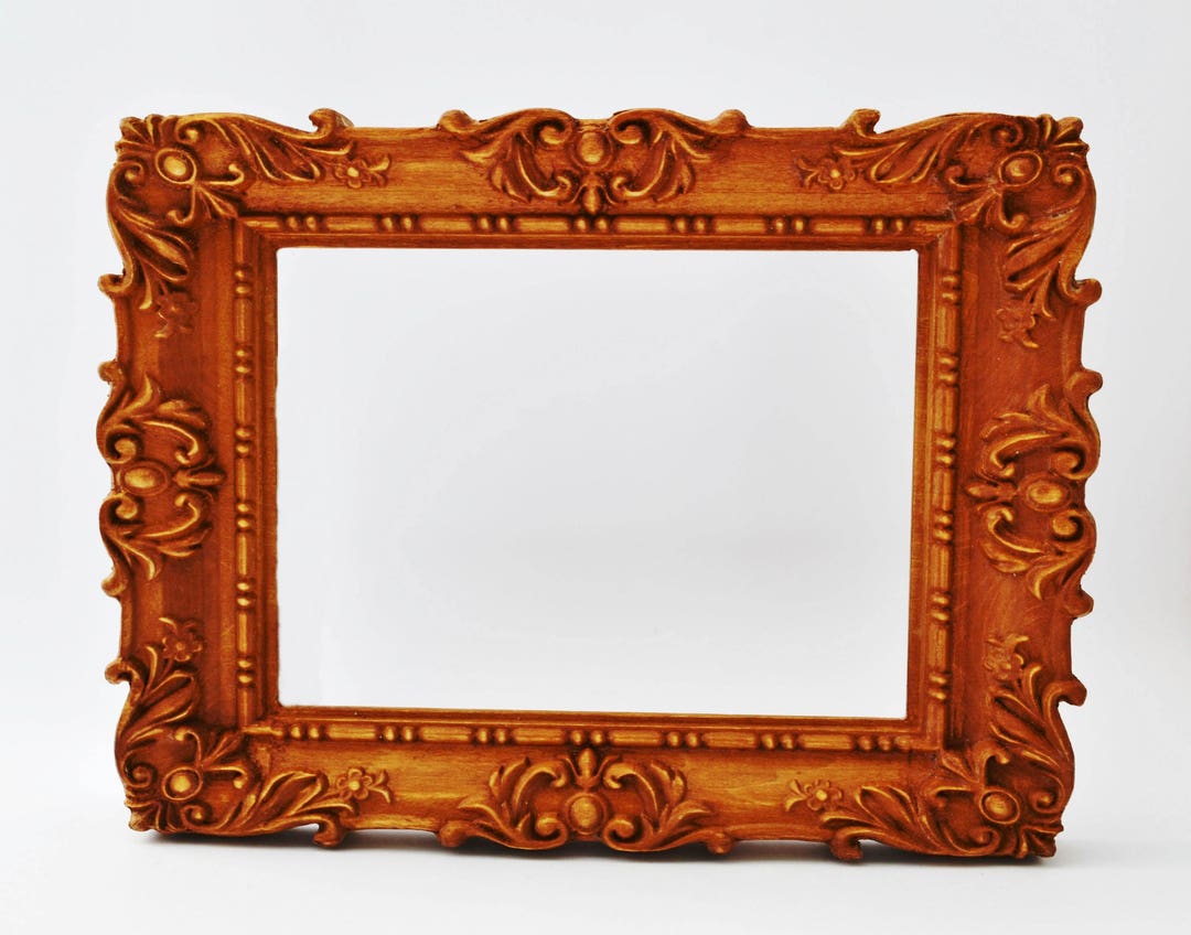 Wooden Picture Frame, Wooden Photo Frame, Wedding Photo Frame, Carved ...