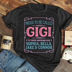 Custom Gigi Shirt, Gigi Shirt, Gigi Gift, Gigi T Shirt, Grandparents ...