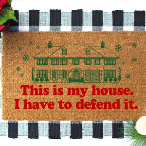 Christmas Doormat, Home Alone Doormat, Christmas Door Mat, Holiday ...