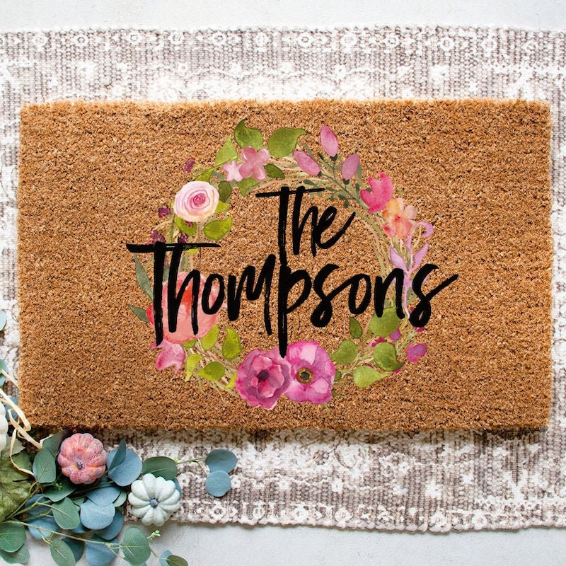 Custom Welcome Mat - Etsy
