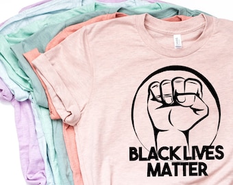 Black Lives Matter, BLM Shirt, George Floyd Protest Shirt, I Can't ...
