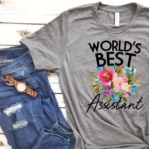 Gift for Assistant, Assistant, Assistant T Shirt, Assistant Shirt ...