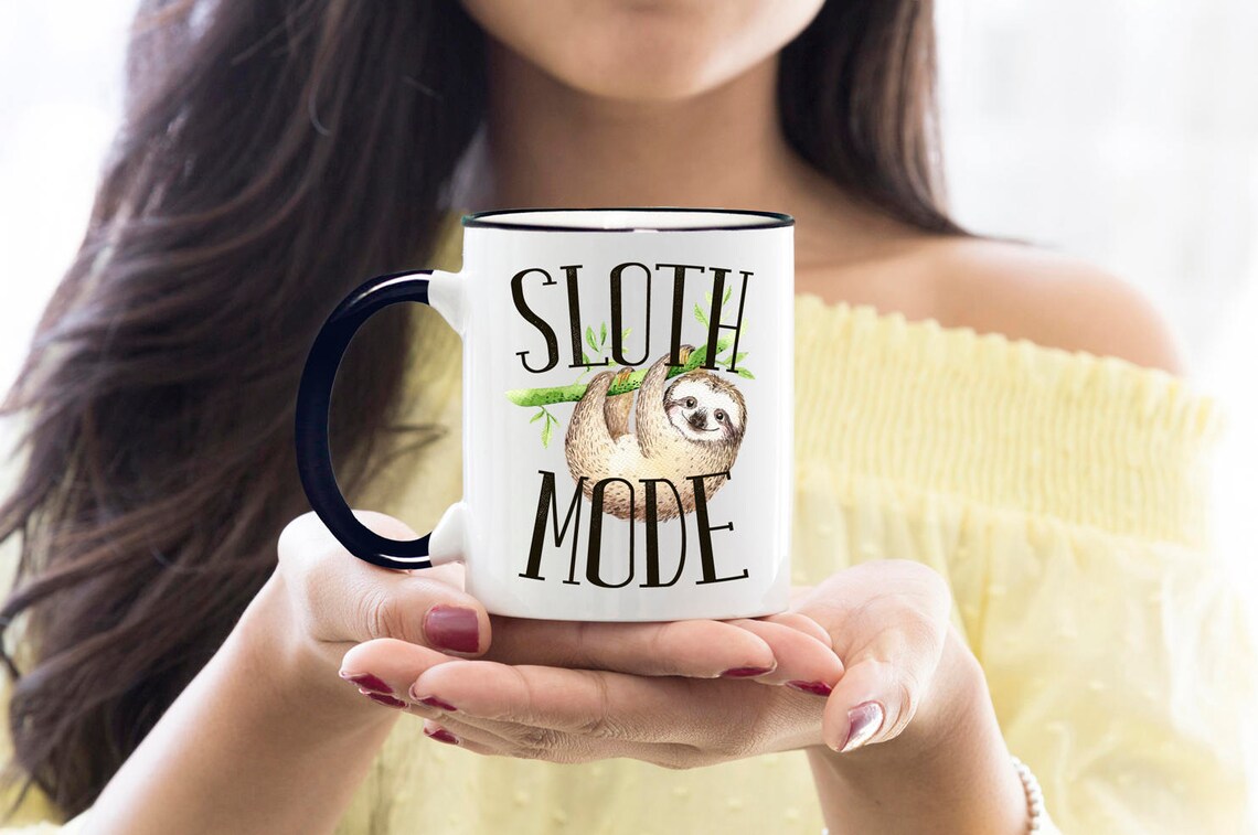 Sloth Mug Sloth Coffee Mug Sloth Gift Funny Sloth Mug - Etsy