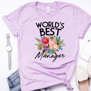 Manager Shirt, Boss's Day Gift, Gift for Boss, Boss Gift, Boss Shirt ...