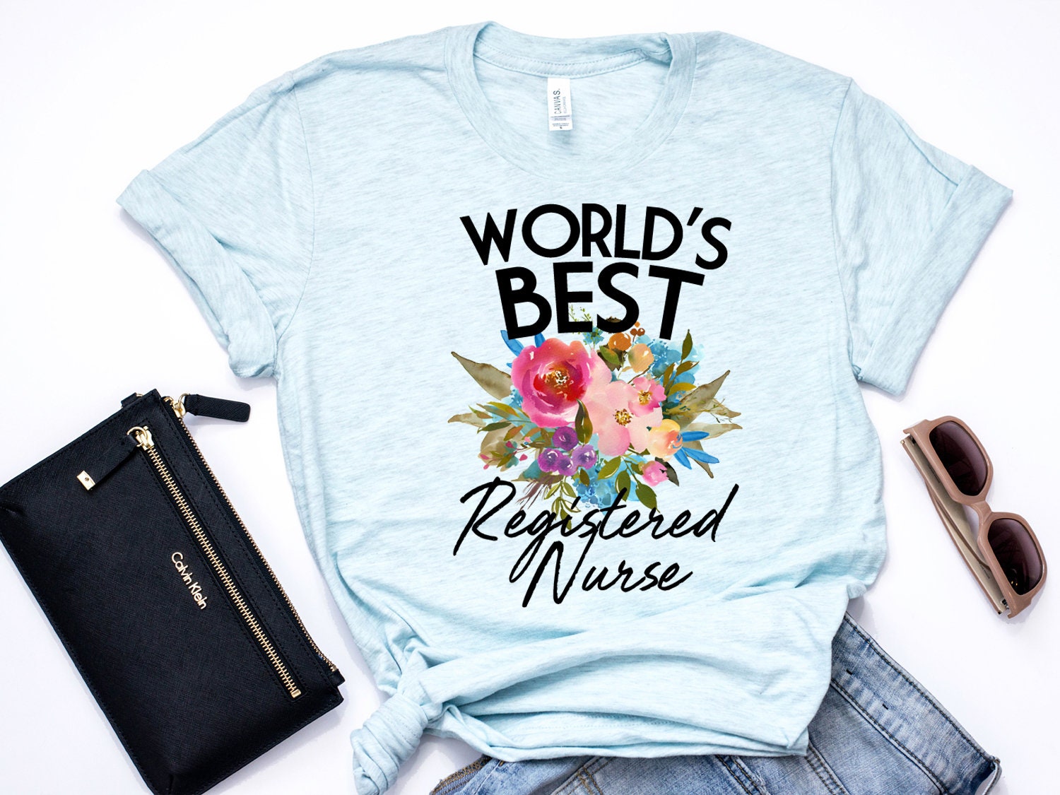 Registered Nurse Shirt, RN Shirt, RN Tshirt, World's Best Registered ...