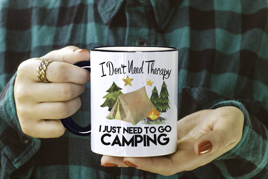 Camping Mug I Don't Need Therapy I Just Need to Go - Etsy