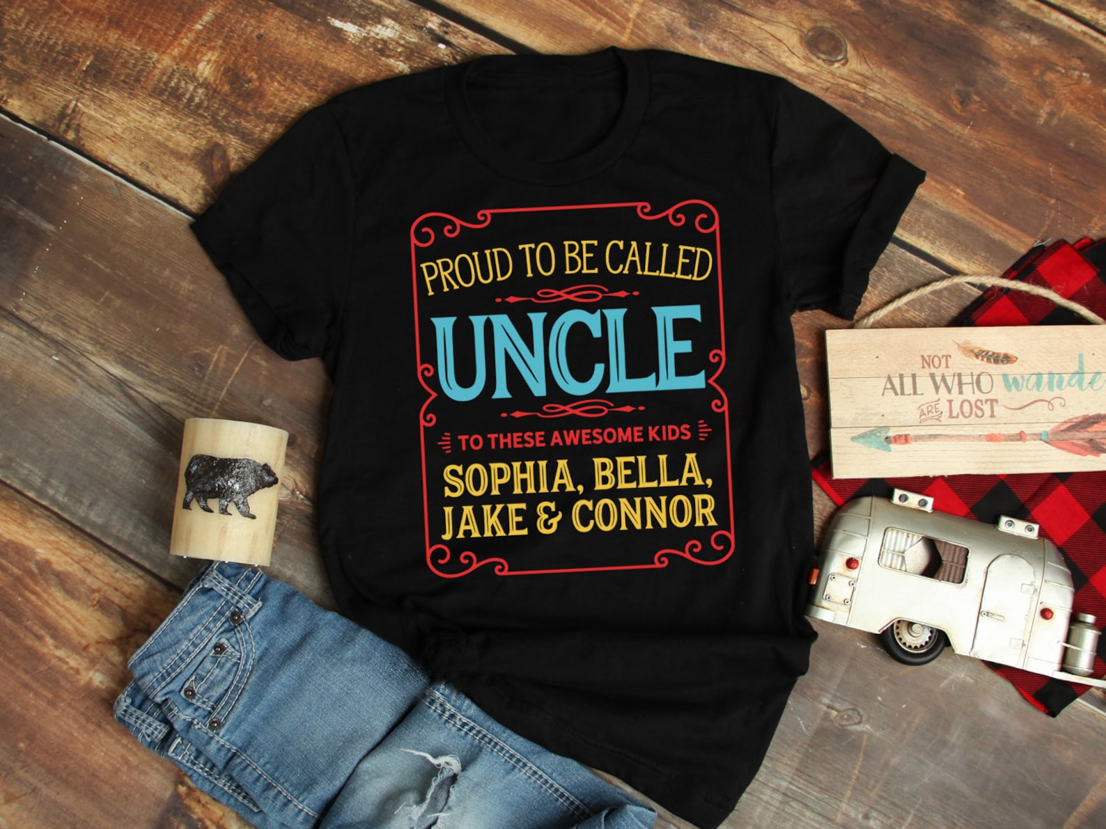 Uncle Gift Uncle T Shirt Uncle Shirt Aunt and Uncle Custom | Etsy