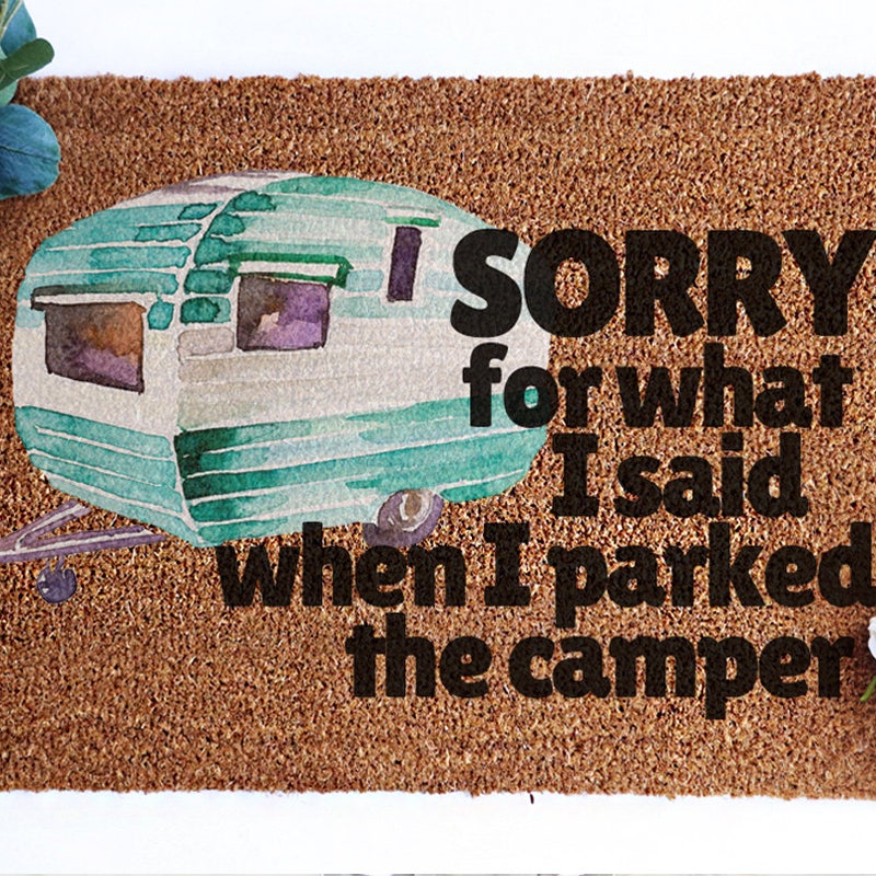 Camper Welcome Mat - Etsy