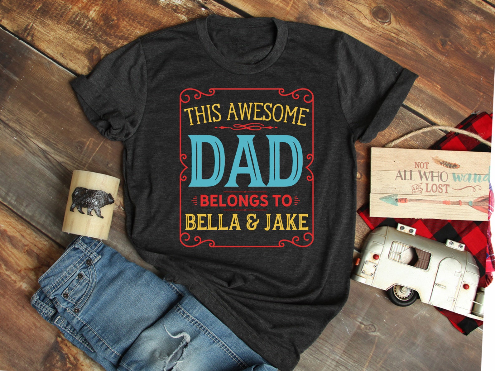 Custom Dad Shirt Dad T Shirt Dad Shirt Gift for Dad | Etsy