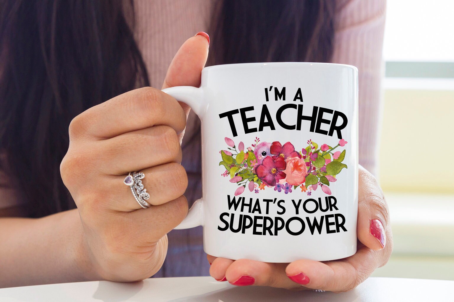 Teacher Gifts, Teacher Mug, Teacher Superpower, Gifts for Teachers ...