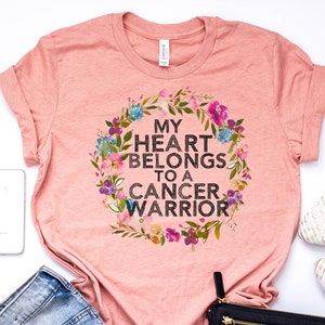 Cancer T Shirt, Cancer Awareness, Cancer Walk Shirt, Cancer Support ...