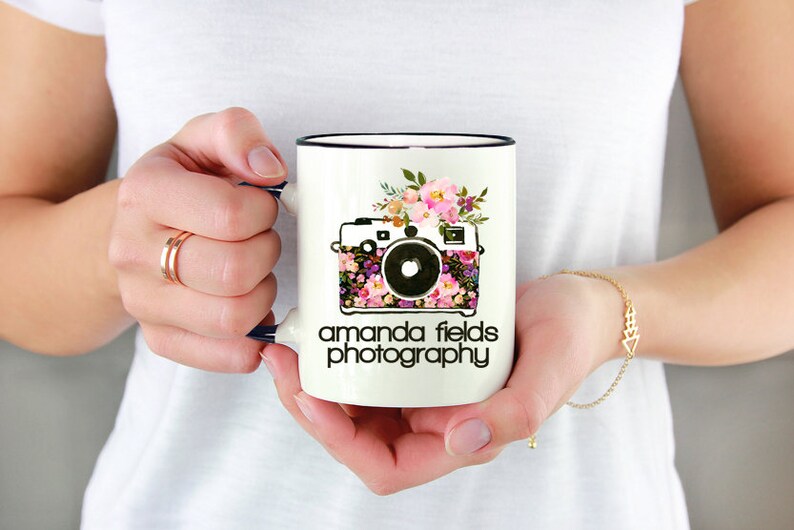Photography Logo Mug, Custom Photography Mug, Photography Mug ...