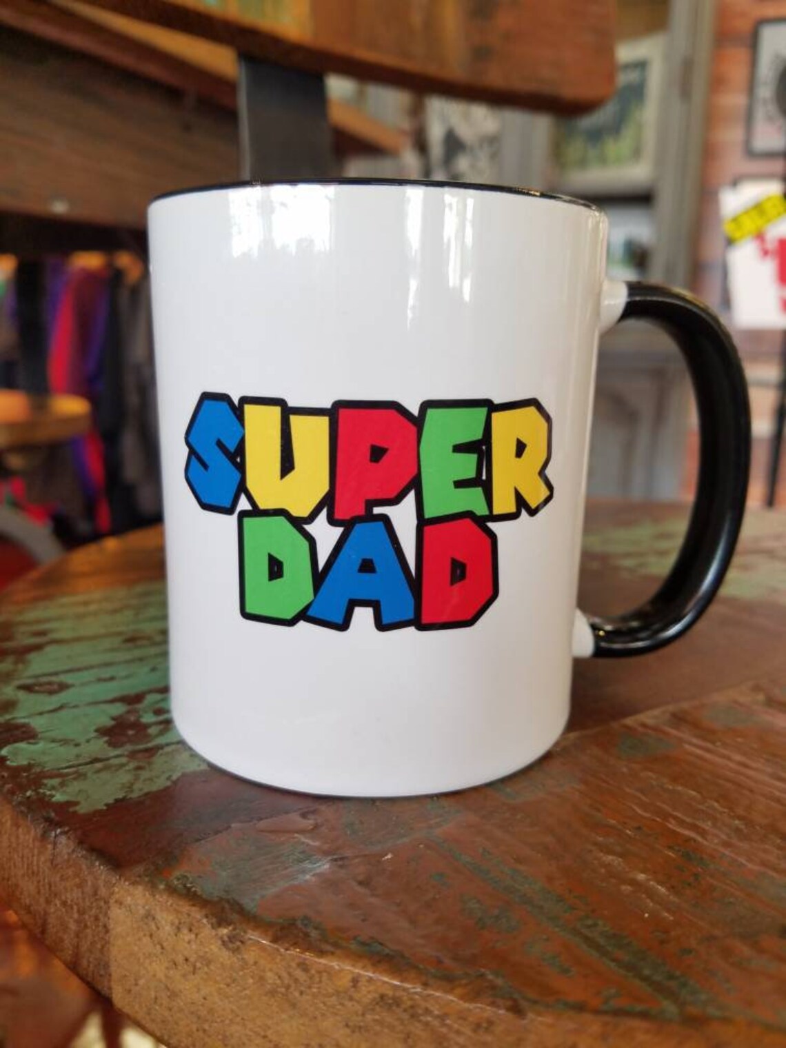 Super Dad Superdad Superhero Dad Dad Coffee Mug Mug for | Etsy