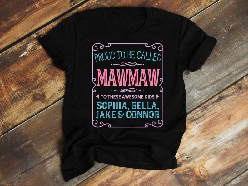Mawmaw Shirt Matching Family Shirts Mawmaw Gift Mawmaw T | Etsy