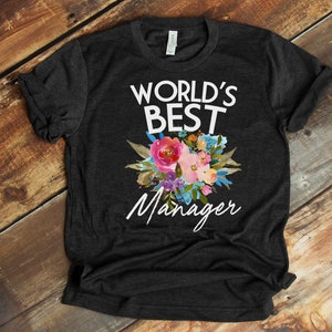Manager Shirt, Boss's Day Gift, Gift for Boss, Boss Gift, Boss Shirt ...