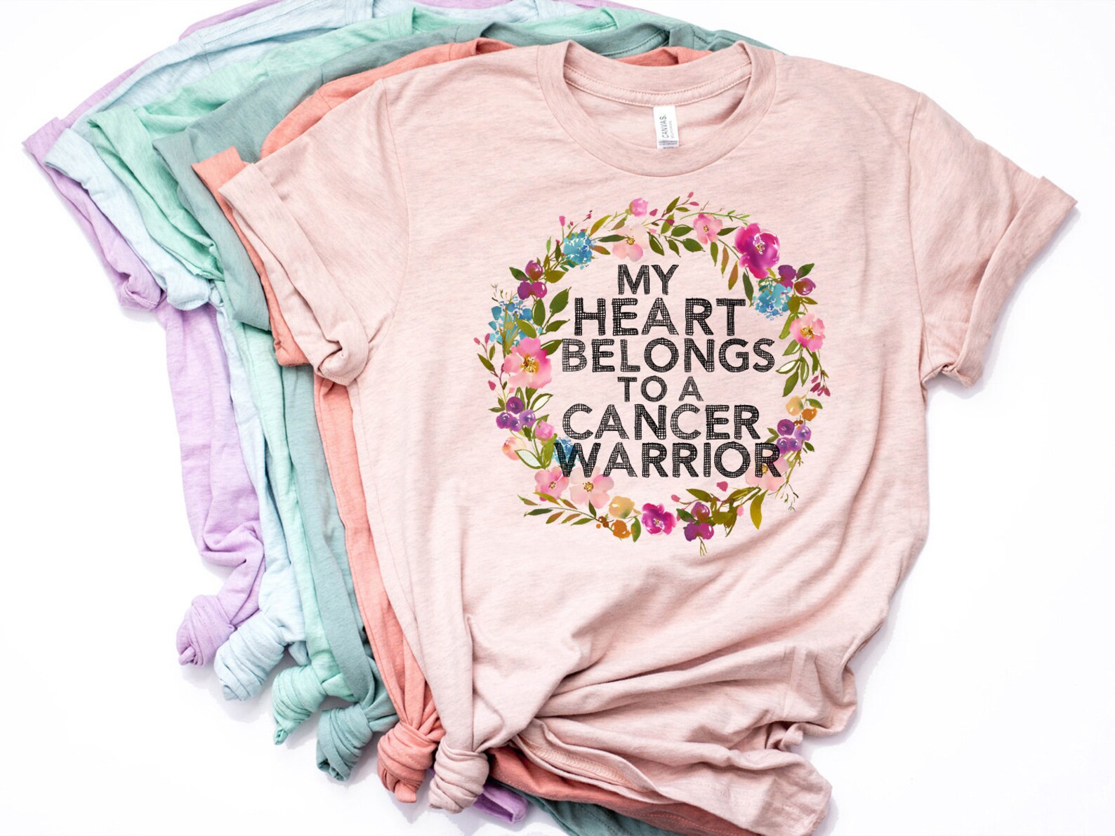 Cancer T Shirt, Cancer Awareness, Cancer Walk Shirt, Cancer Support ...