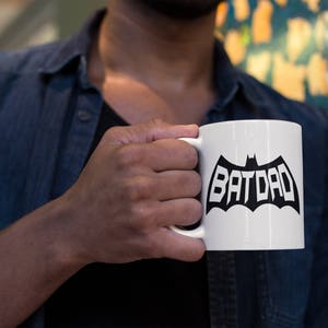 Batdad, Batdad Mug, Batdad Coffee Mug, Dad Coffee Mug, Mug for Dad ...