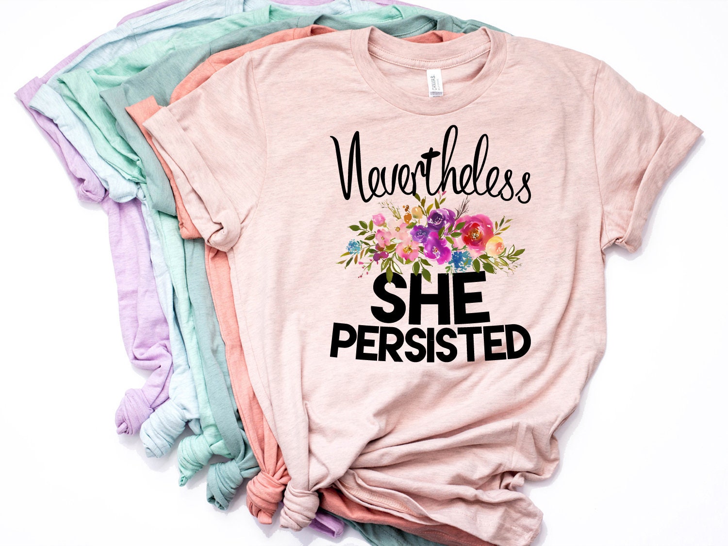 Nevertheless She Persisted Women's March Shirt Resist | Etsy
