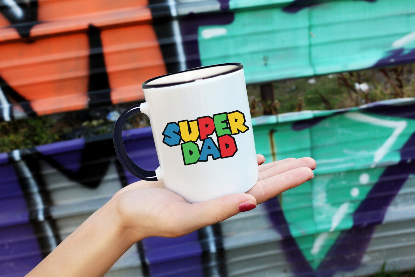 Super Dad Superdad Superhero Dad Dad Coffee Mug Mug for | Etsy