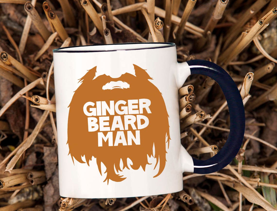 Funny Coffee Mug, Ginger Beard Man Coffee Mug, Beard Coffee Mug, Funny ...