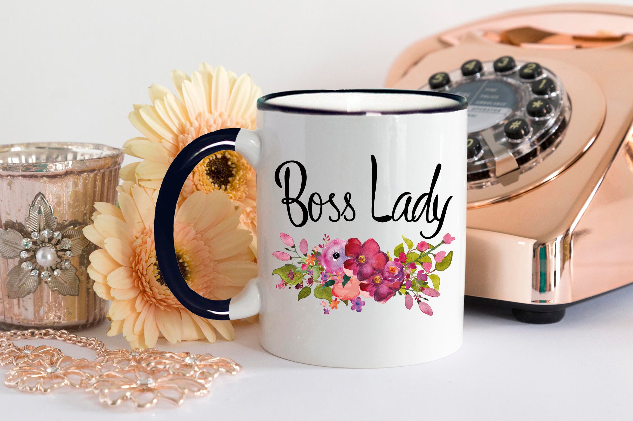 Boss Lady Mug Boss Mug Gift for Boss Funny Mug Office Mug - Etsy