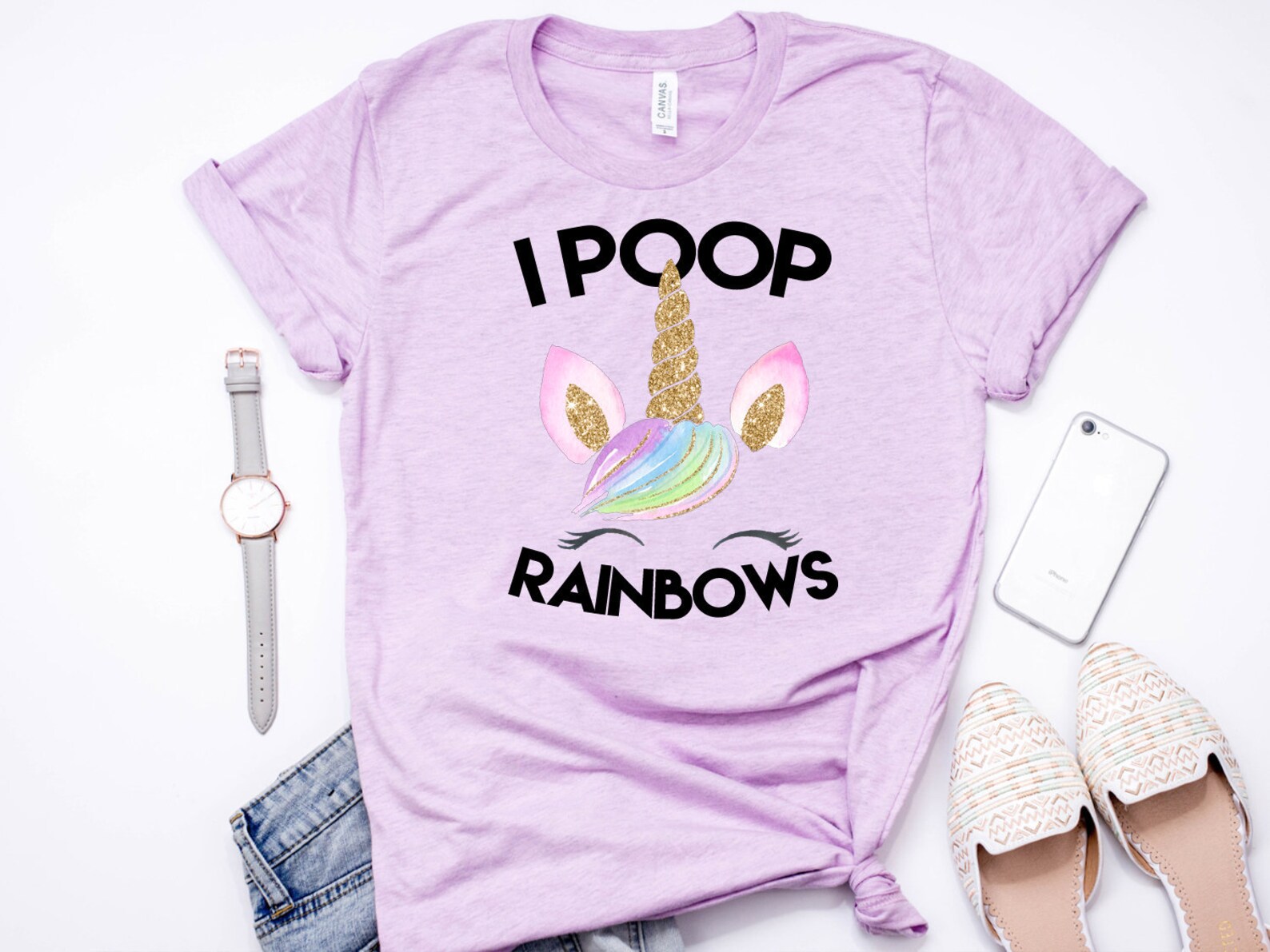 I Poop Rainbows, Unicorn Poop, Unicorn Shirt, Unicorn Farts, Funny ...