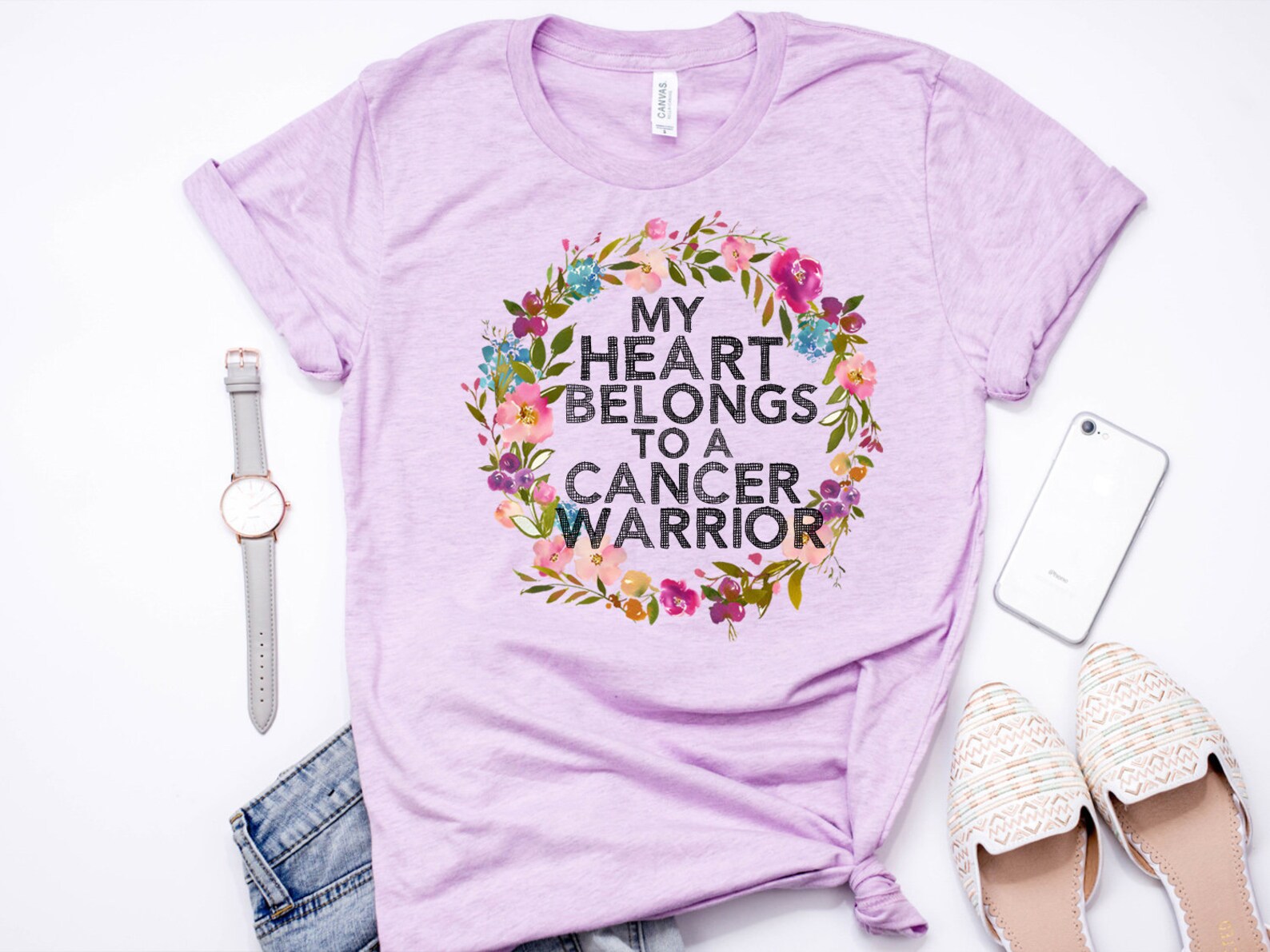 Cancer T Shirt Cancer Awareness Cancer Walk Shirt Cancer | Etsy