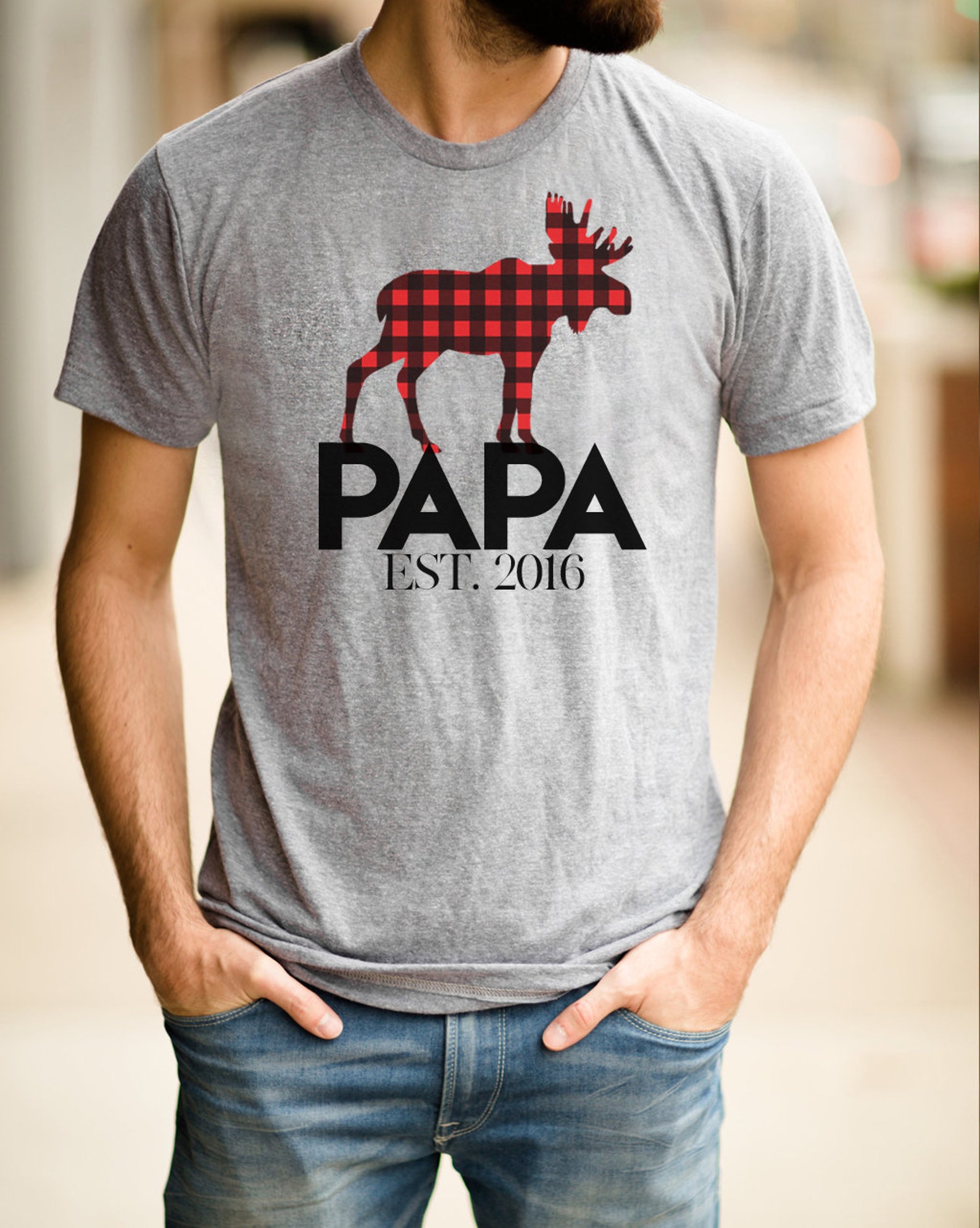 Papa T Shirt New Papa Papa Shirt Custom Papa Shirt | Etsy