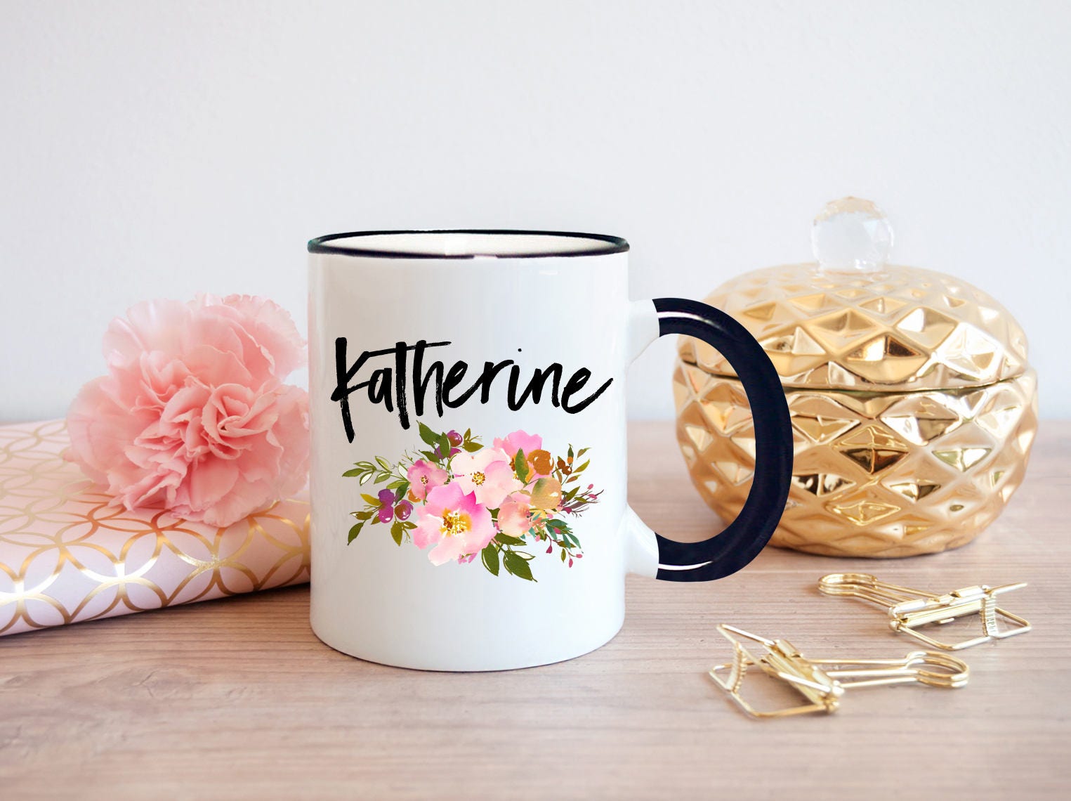 Custom Name Mug Personalized Coffee Mug Monogram Mugs | Etsy