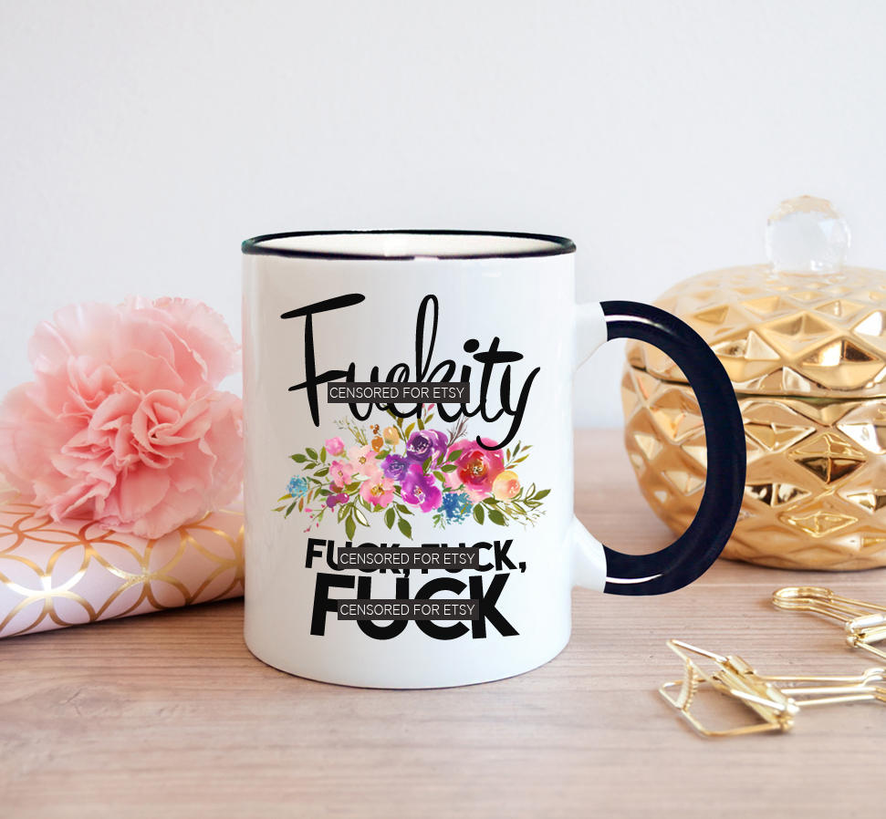 Curse Word Mug Cussing Mug Mug With Curse Words Funny Curse - Etsy