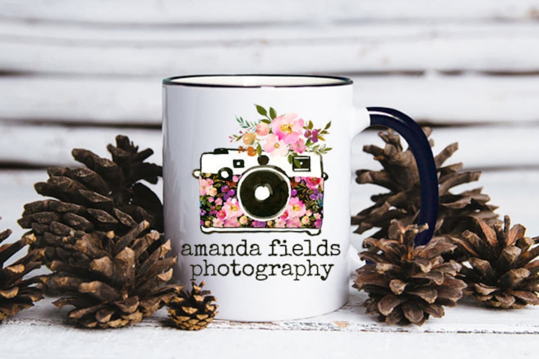 Photography Logo Mug, Custom Photography Mug, Photography Mug ...