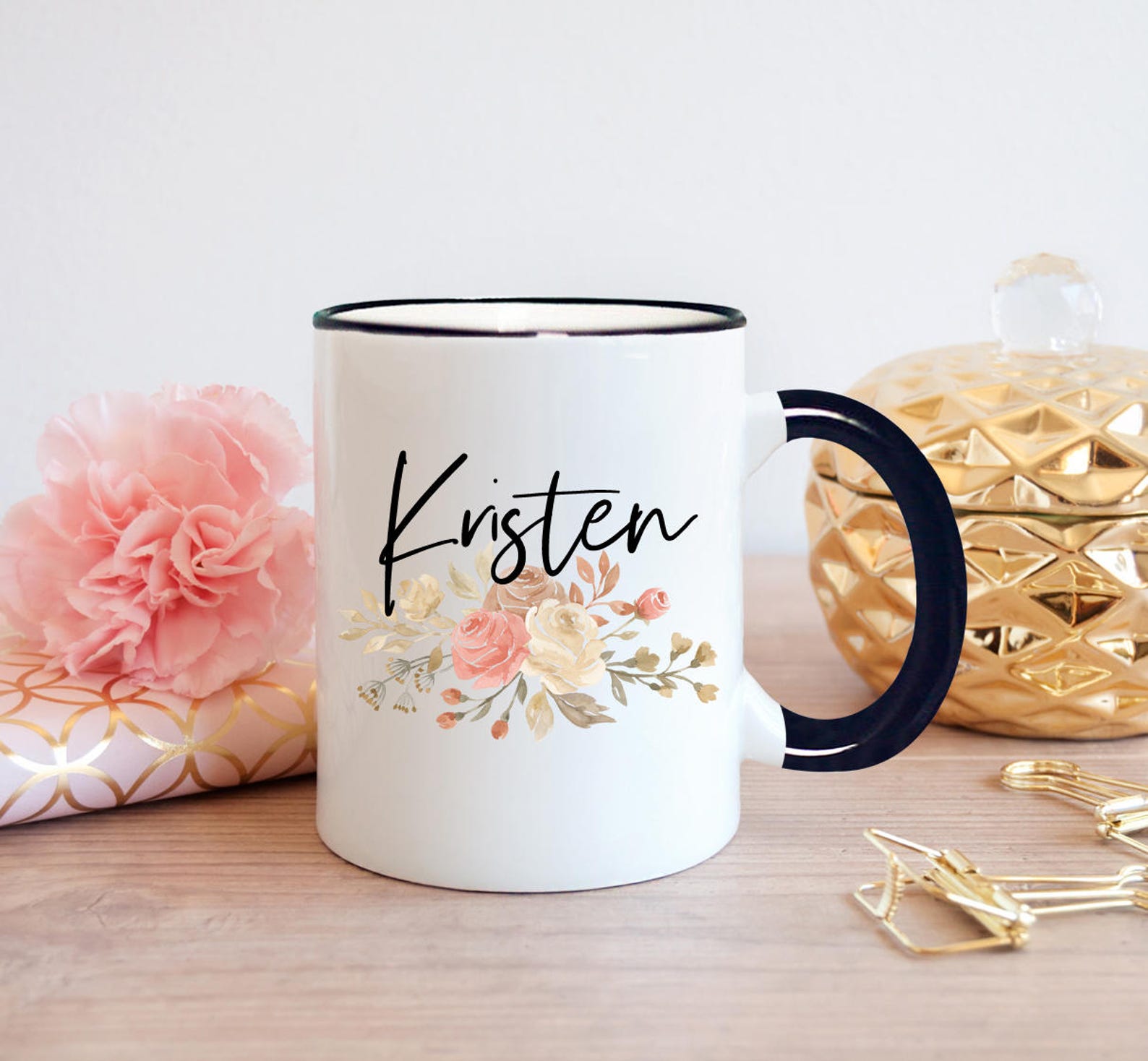 Personalized Mug Custom Name Coffee Mugs Monogram Mugs for | Etsy