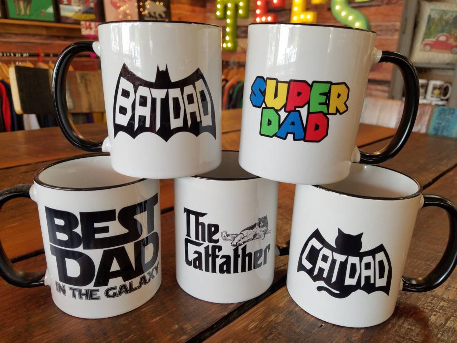 Batdad Batdad Mug Batdad Coffee Mug Dad Coffee Mug Mug for | Etsy