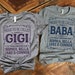Baba T Shirt Gig and Baba Baba Tshirt Father's Day - Etsy