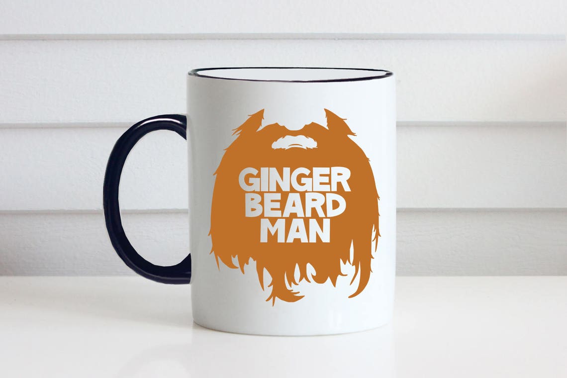 Funny Coffee Mug, Ginger Beard Man Coffee Mug, Beard Coffee Mug, Funny ...