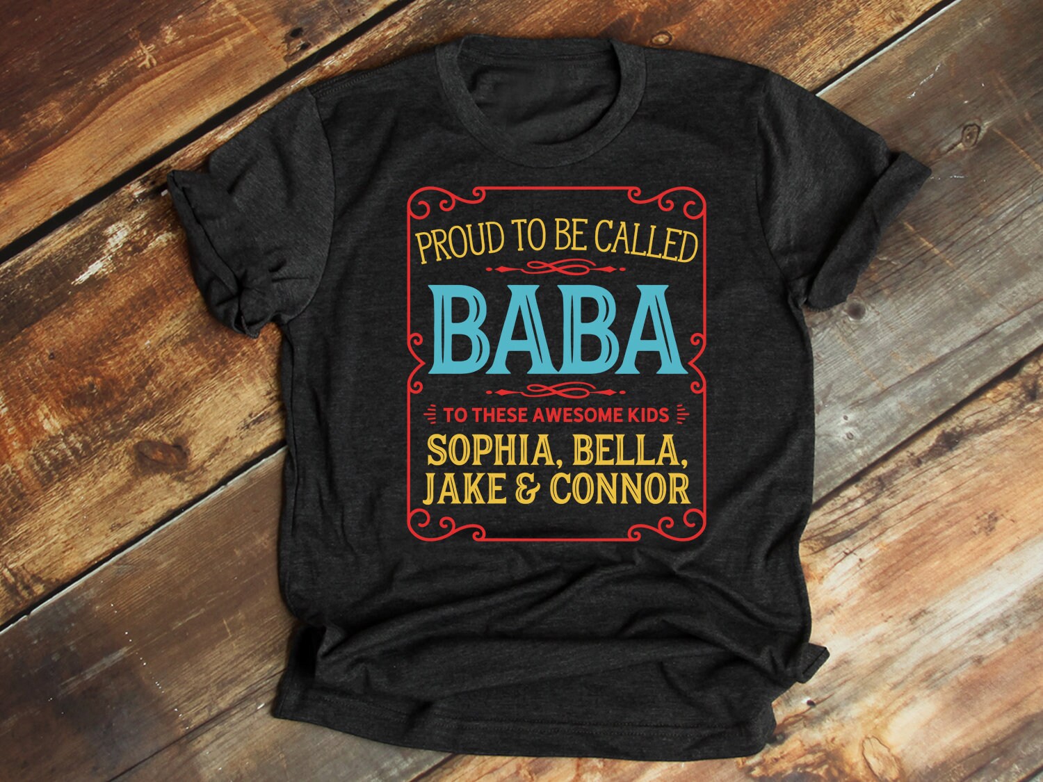 Baba T Shirt Gig and Baba Baba TShirt Father's Day | Etsy