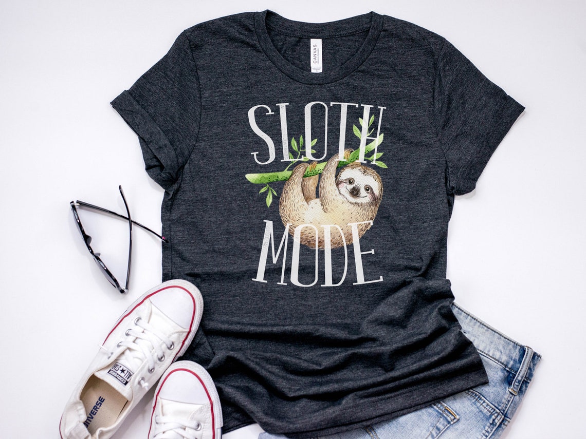 Sloth Mode Sloth Shirt Sloth T Shirt Sloth Spirit Animal | Etsy