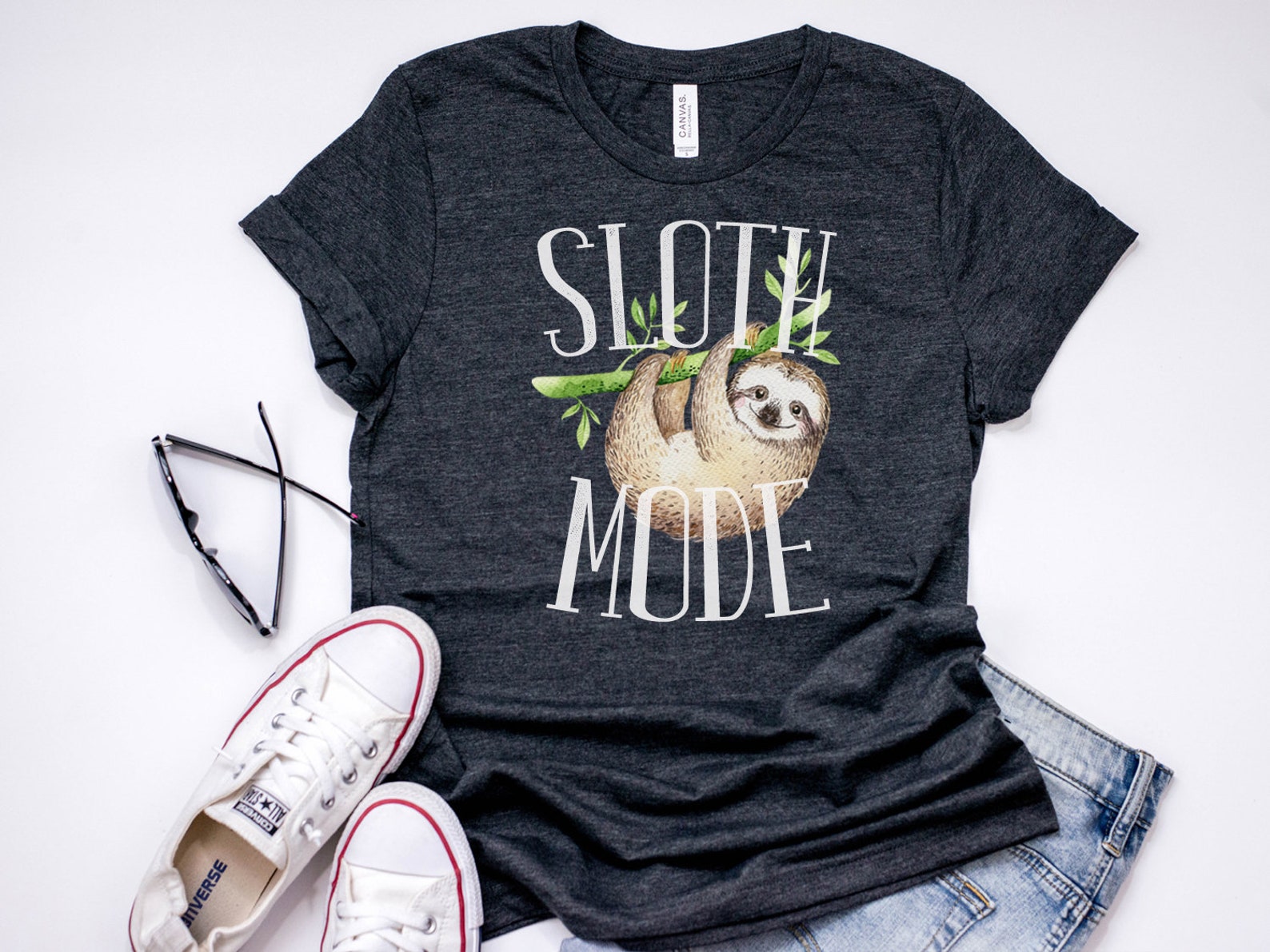 Sloth T Shirt, Sloth Mode, Sloth Shirt, Sloth Spirit Animal, Sloth ...