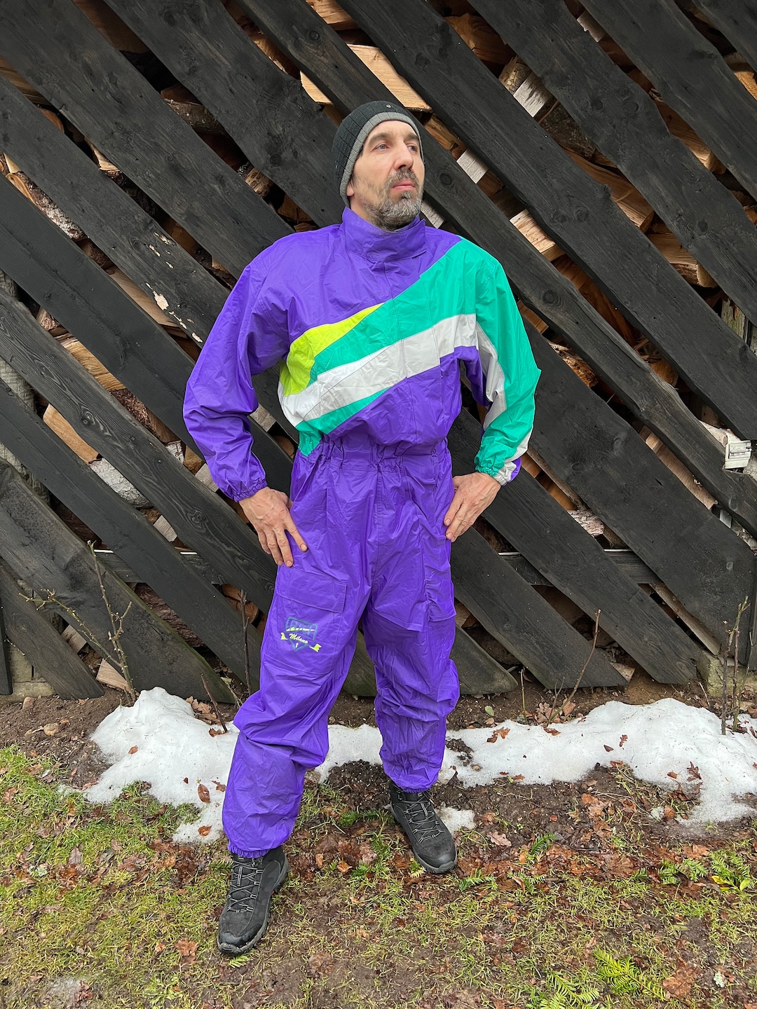 Full Coverage Rain Unisex Overalls Waterproof One Piece Rain Proof ...