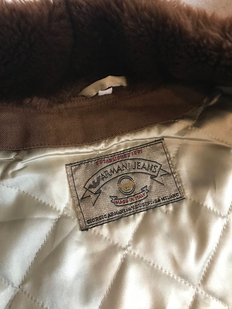 Armani Brown Cropped Cloak Sand Brown Cape Coat Elegant Cloak ...