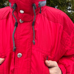 One Piece Ski Suit Red Snowsuit Winter Wear Snow Gear Snow Pants ...