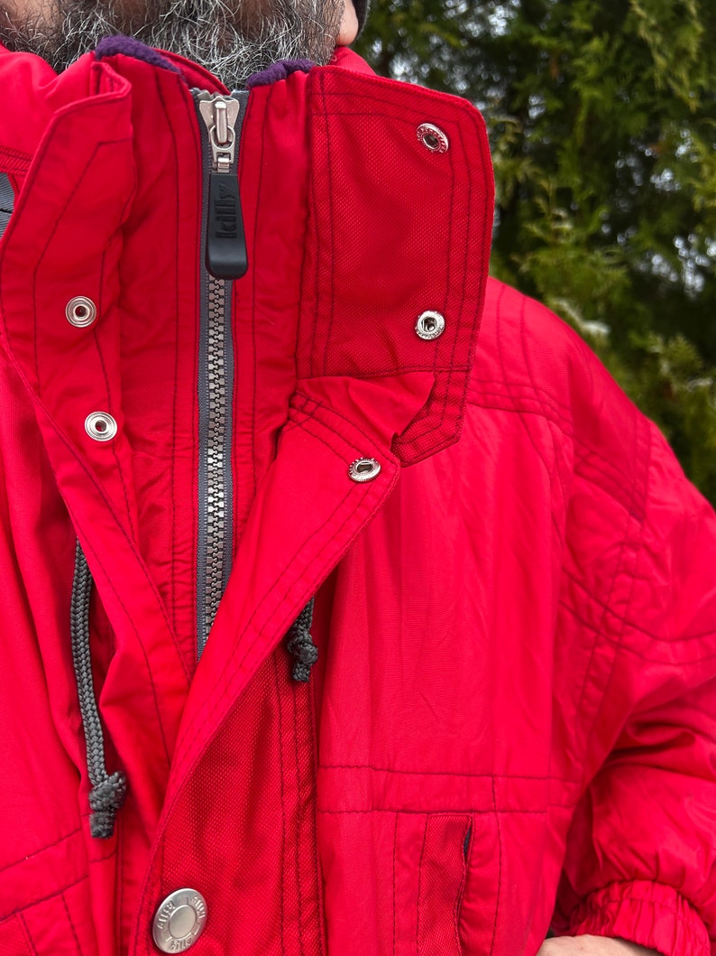 One Piece Ski Suit Red Snowsuit Winter Wear Snow Gear Snow Pants ...