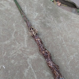 Magic Wand With Dragon, Wizard Wand, Witch Wand, Dragon Wand - Etsy