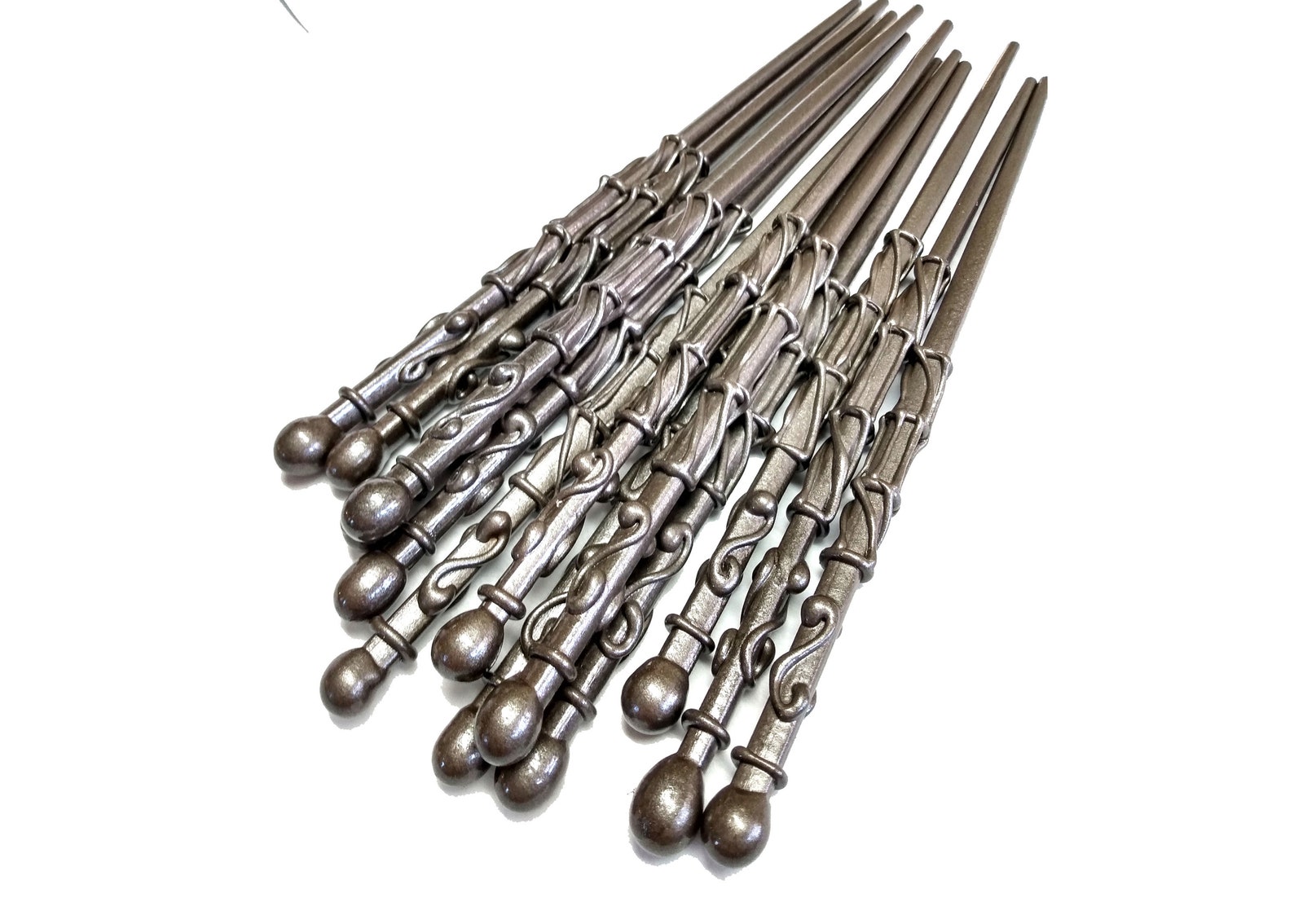 Magic Wand Metallic Wand Warlock Wand Party Favors - Etsy