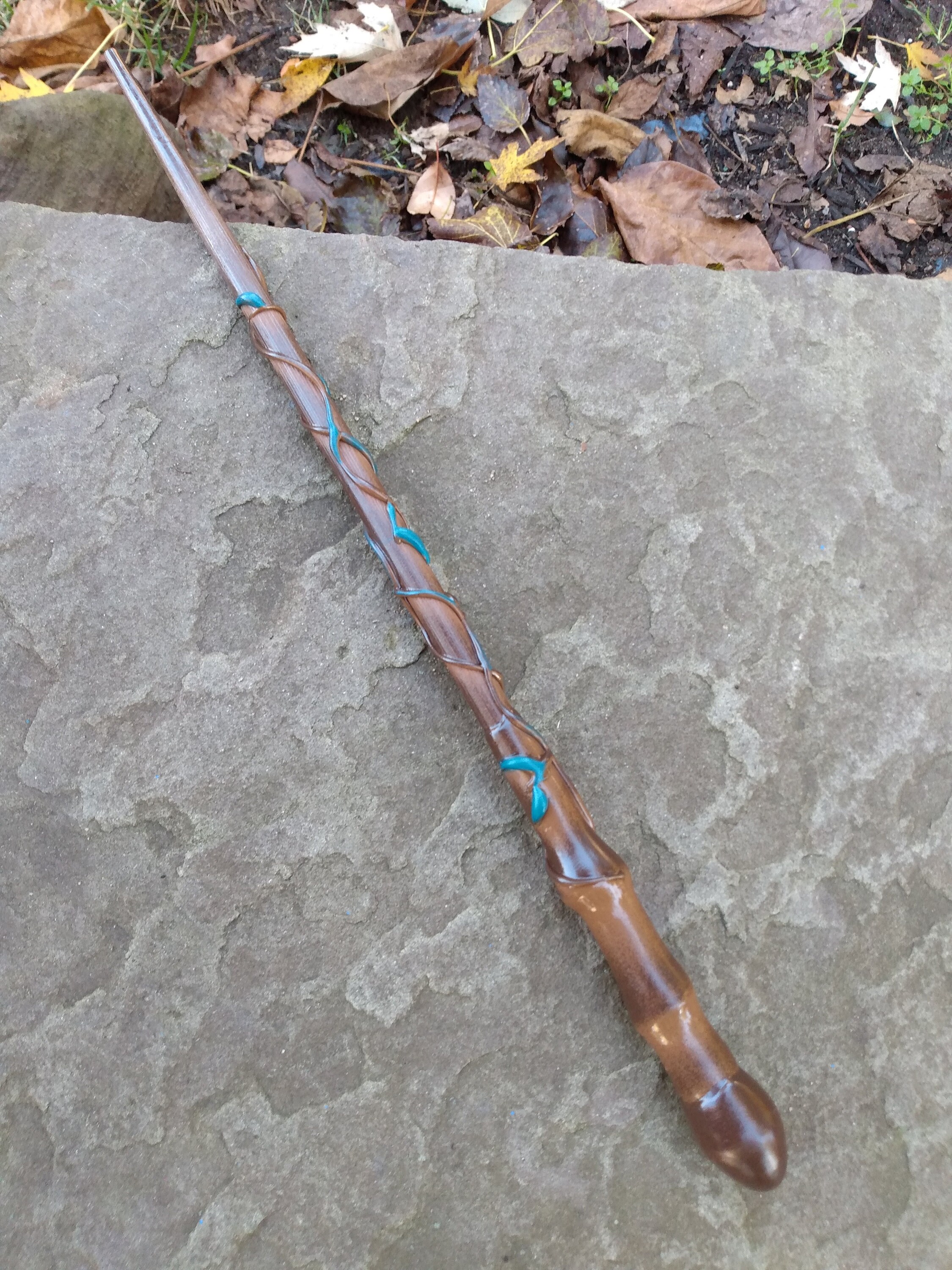Magic Wand Vine Design Large Wood Wand - Etsy
