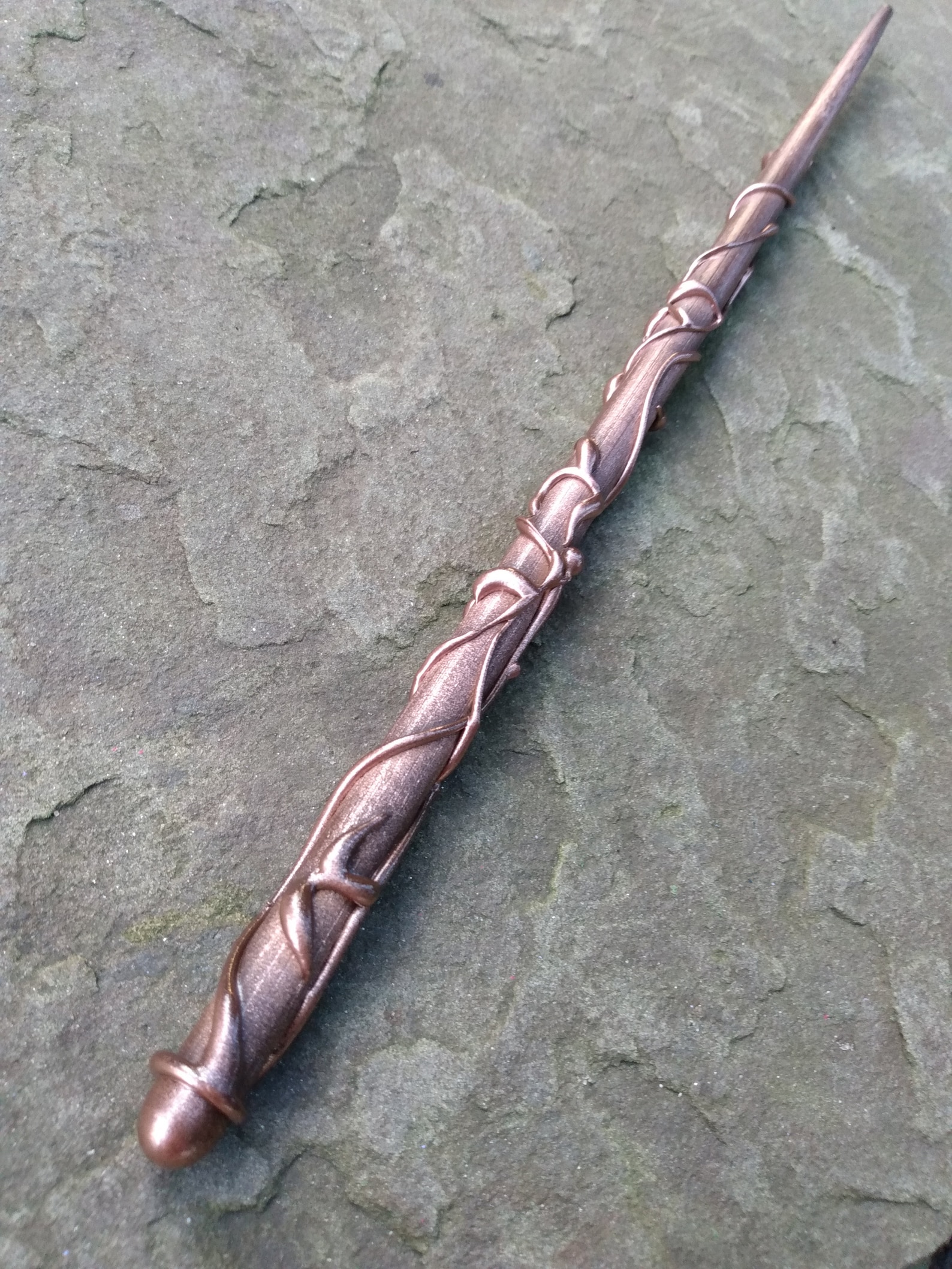 Vine Wood Wand Wand for Witch Copper Wand Magic Wand - Etsy