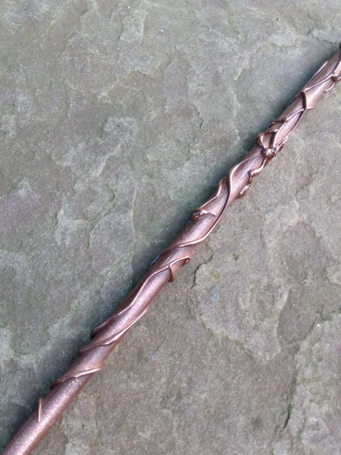 Vine Wood Wand Wand for Witch Copper Wand Magic Wand - Etsy
