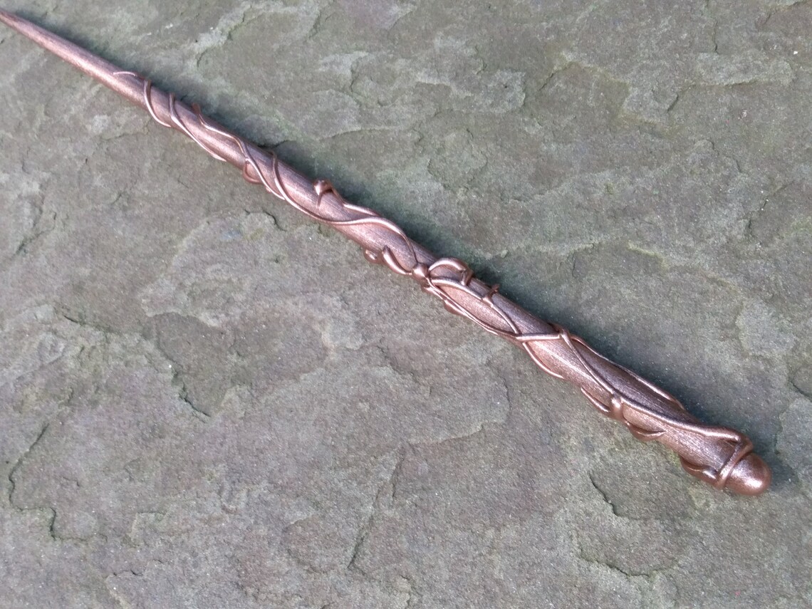Vine Wood Wand Wand for Witch Copper Wand Magic Wand - Etsy