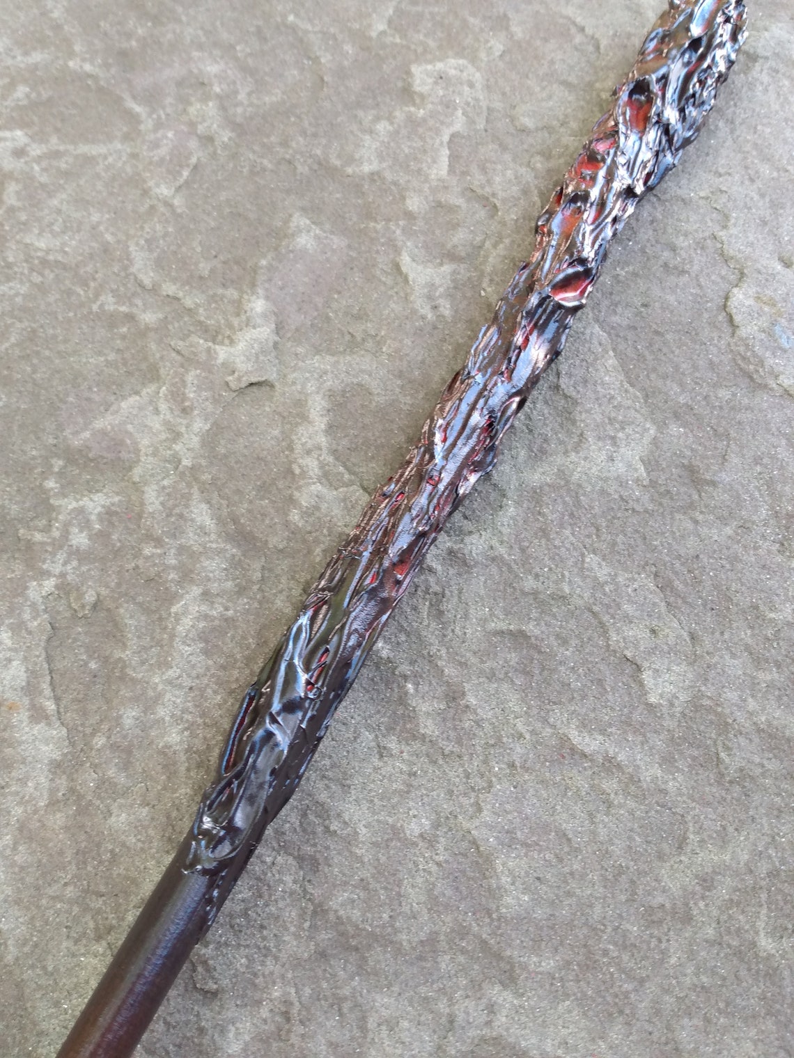 Fiery Wand Wizard Wand Large Wand Cosplay Wand - Etsy